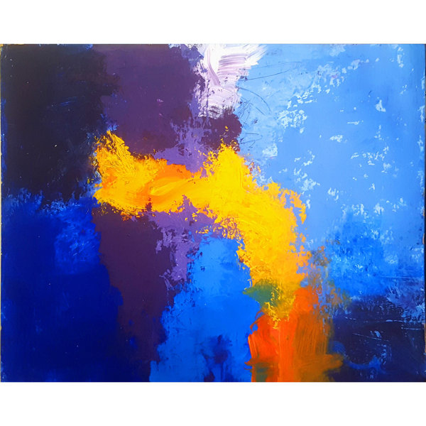 RobertAllenFabric Abstraction Abstraction 3_1 On Canvas by Andrés Torres Painting | Wayfair